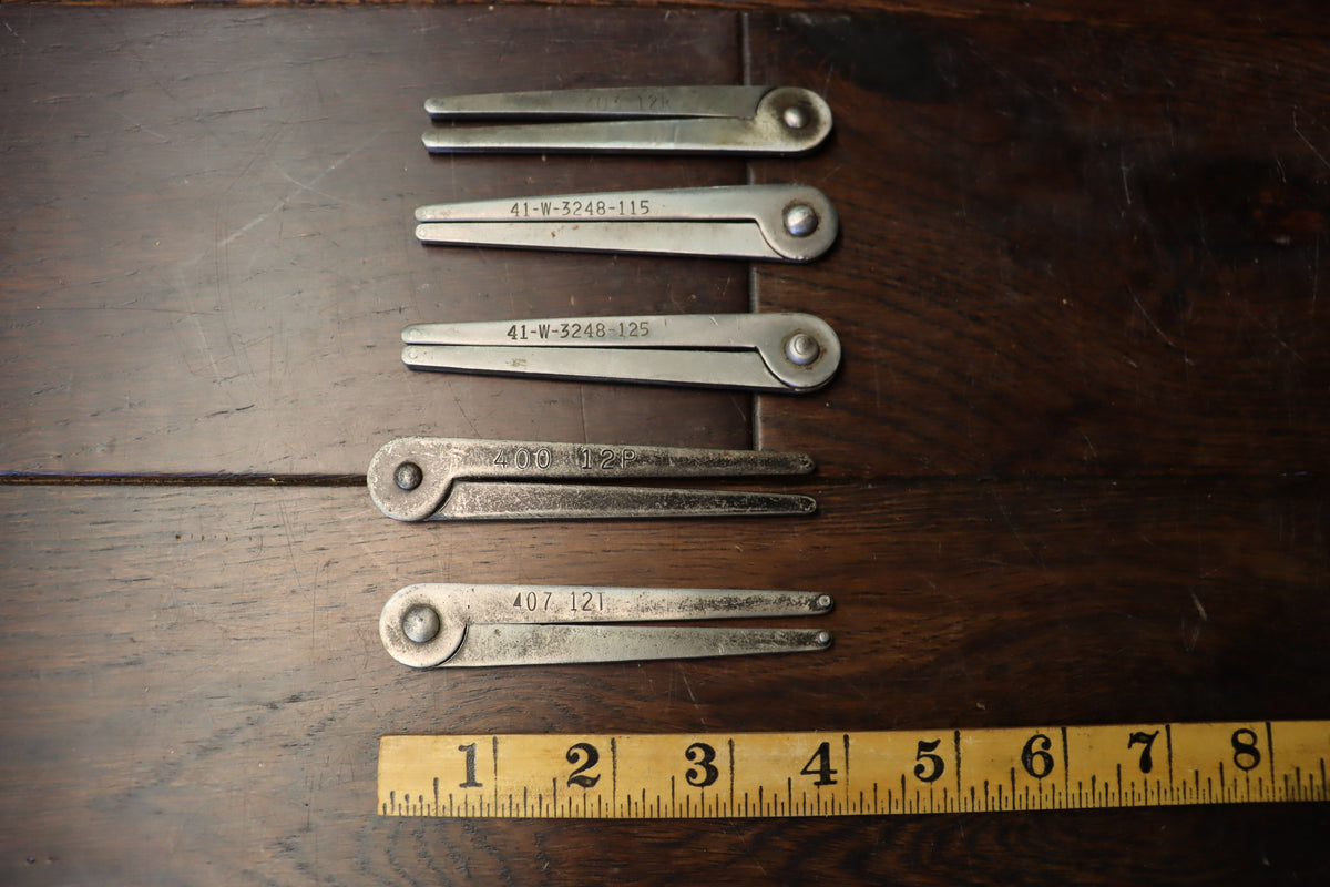 Pin Spanners. Set of 5. 46033 – The Vintage Tool Shop, The Vintage Tool ...