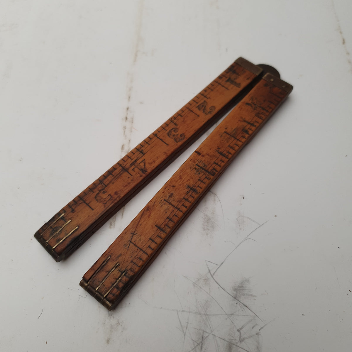 24" Vintage Smallwood Wooden Folding Rule 45223 – The Vintage Tool Shop ...