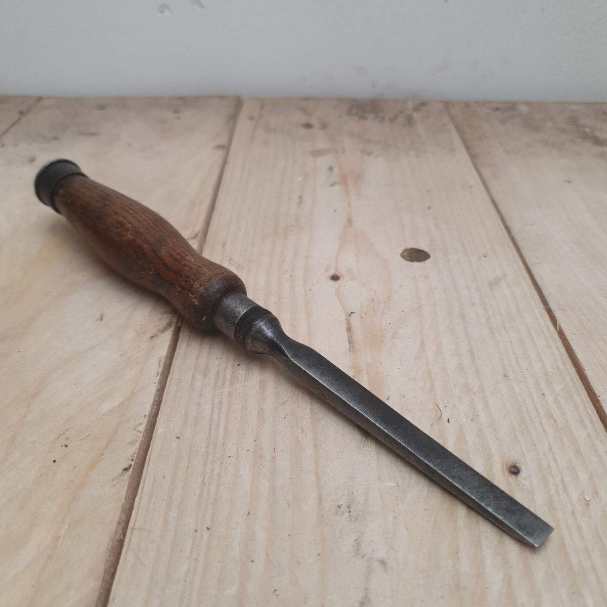 5/16" Vintage Double Ferrule Chisel w Leather Bolster 45814 – The ...