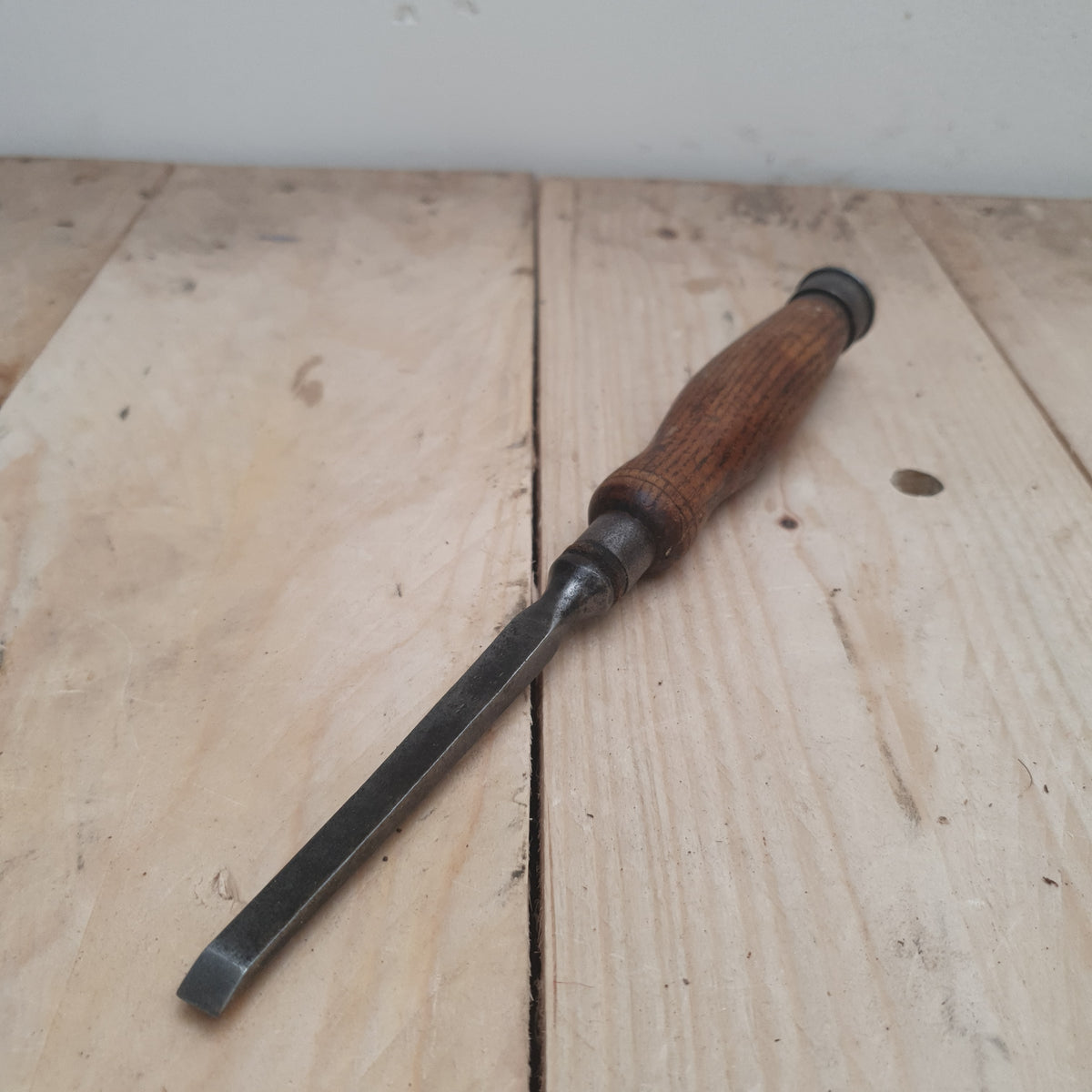 5/16" Vintage Double Ferrule Chisel w Leather Bolster 45814 – The ...