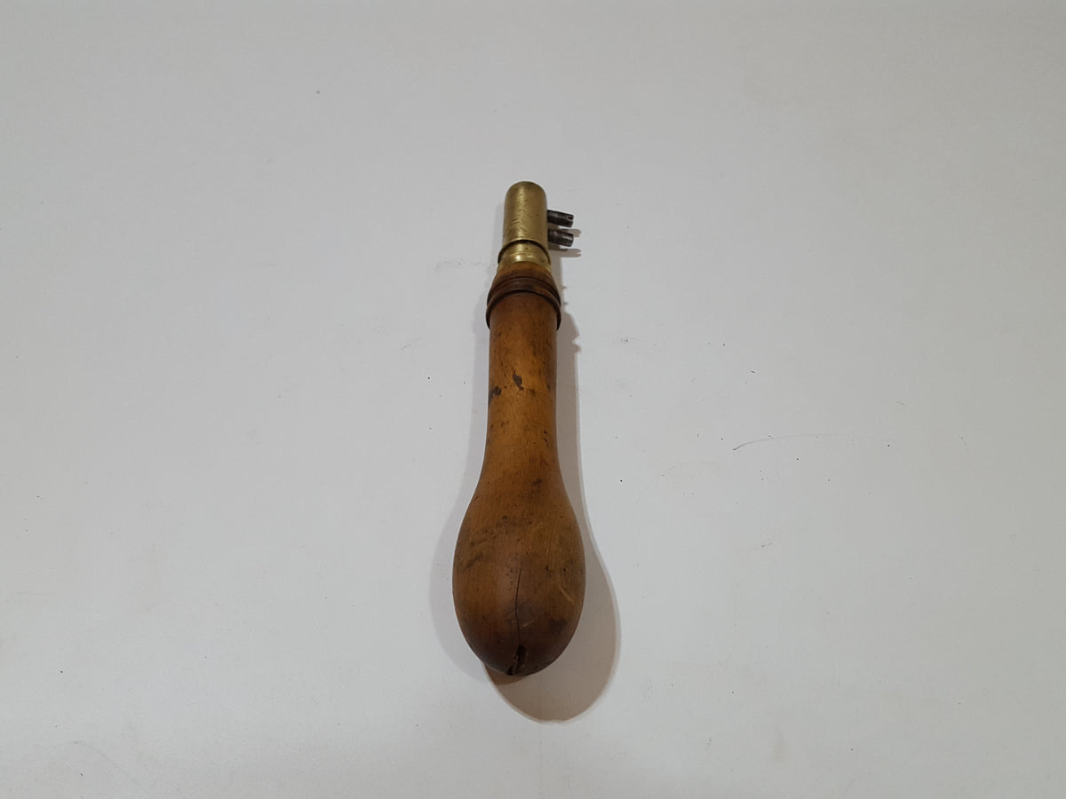 9" Vintage Brass & Boxwood Pad Saw Handle 27591 – The Vintage Tool Shop ...