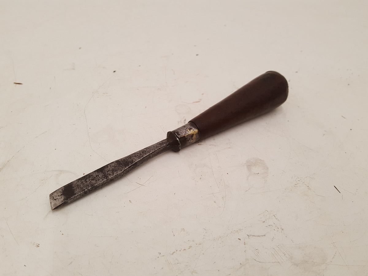 3/8" Vintage Skewed Double Bevel Chisel w Steel Ferrule 34577 – The ...