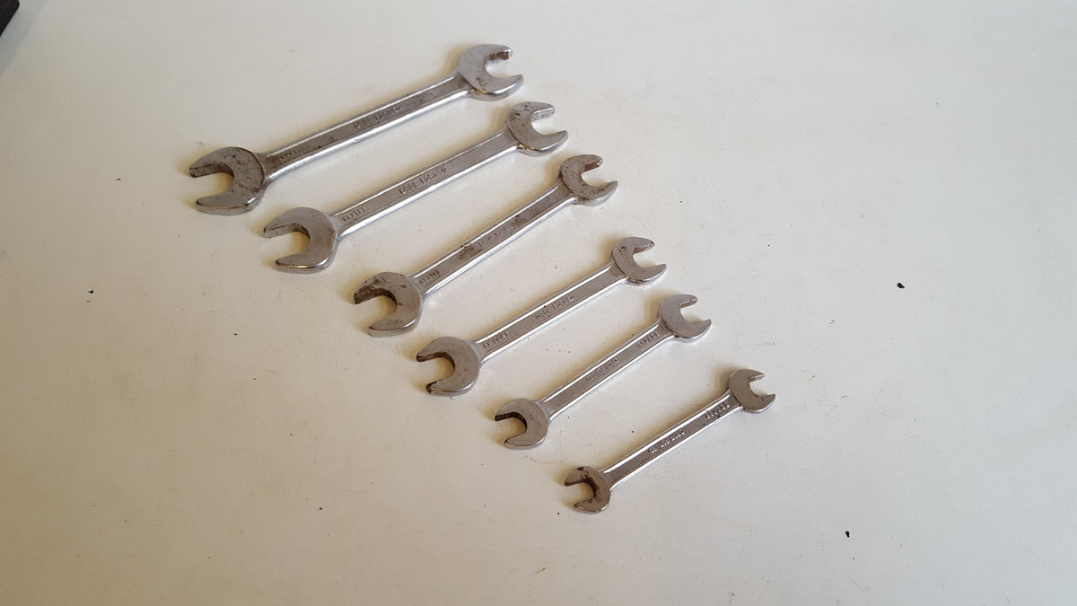 Set of 6 Small Spanners #8 - #19 39003 – The Vintage Tool Shop, The ...